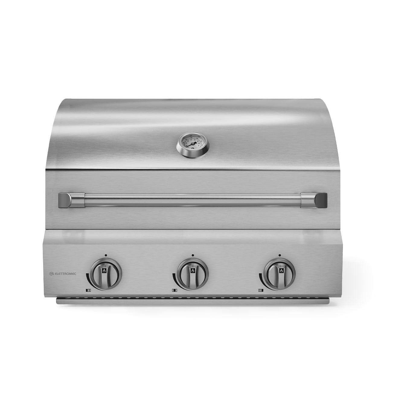 Atuar Casa Conceito | Churrasqueira de Embutir Elettromec 3 Queimadores a Gás 65cm Inox
